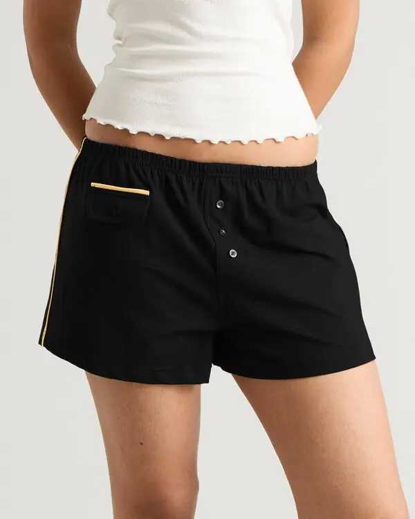 FRUITY BOOTY Cotton Jersey Shorts