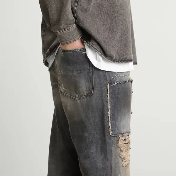 Amiri Carpenter Repaired Baggy Jeans