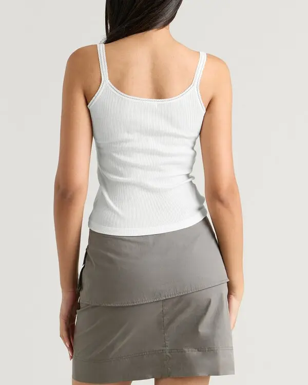 FRUITY BOOTY Intimo Lace Trim Tank Top