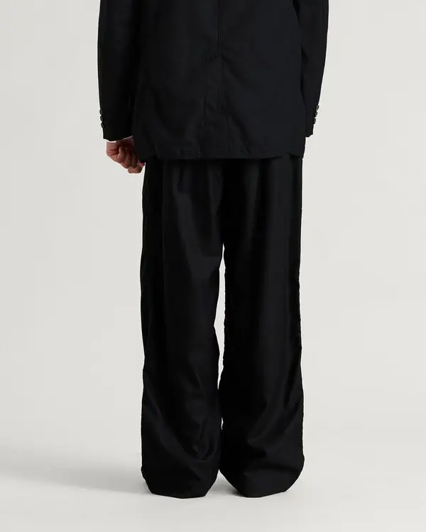 Comme Des Garçons Wool Gabardine Trousers
