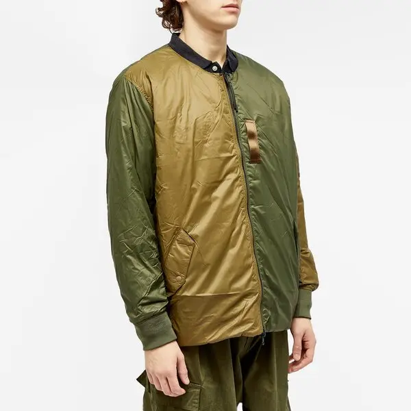 Taion X Beams Lights Reversible Ma-1 Down Jacket