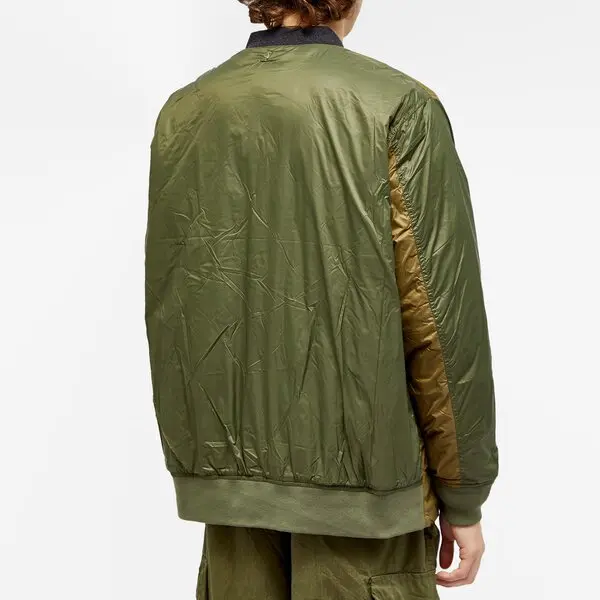 Taion X Beams Lights Reversible Ma-1 Down Jacket