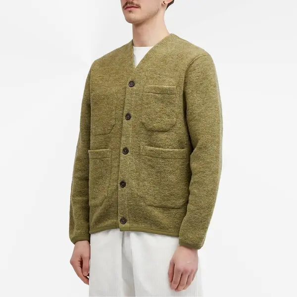 Universal Works Wool Fleece Cardigan Exclusive