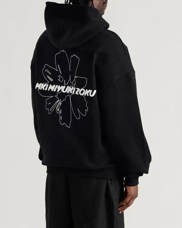 MKI MIYUKI ZOKU Wildflower Hoodie - Black