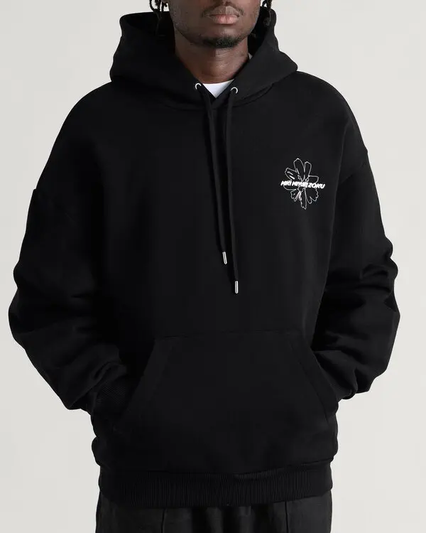 MKI MIYUKI ZOKU Wildflower Hoodie - Black