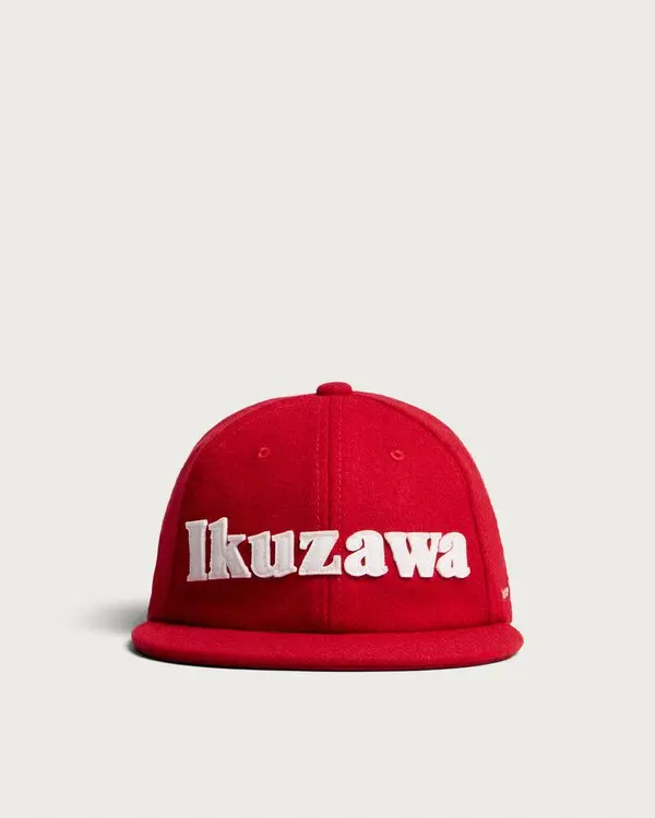 TEAM IKUZAWA Aikou-gumi Ikuzawa Wool 6 Panel Cap - Red