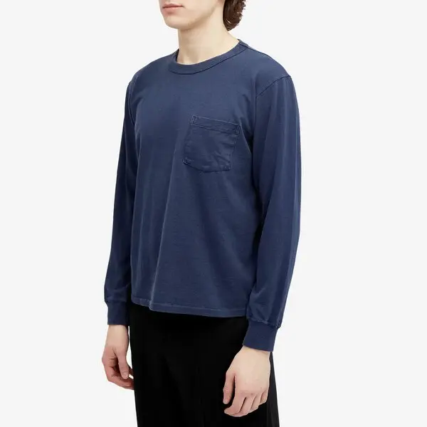 Velva Sheen Long Sleeve Heavyweight Pocket T-shirt