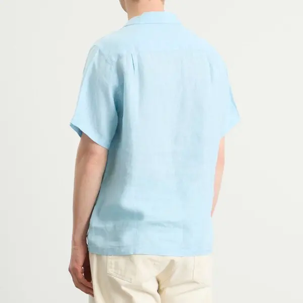 Portuguese Flannel Linen Camp Vacation Shirt
