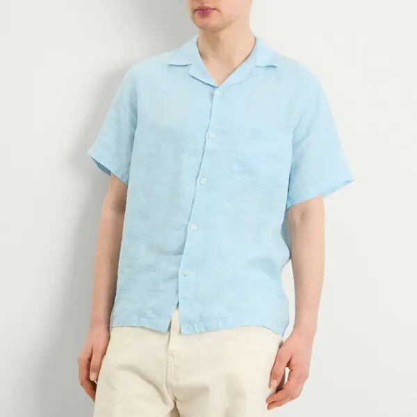 Portuguese Flannel Linen Camp Vacation Shirt