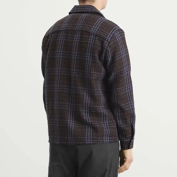 WAX LONDON Whiting Skate Check Overshirt