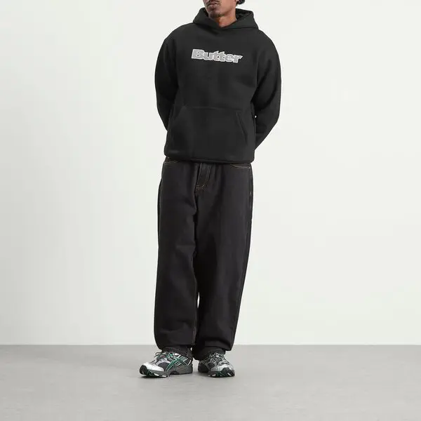 BUTTER GOODS Textured Logo Hoodie