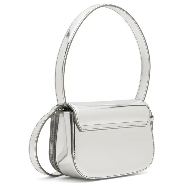 DIESEL® 1dr Logo Mirror Leather Handbag