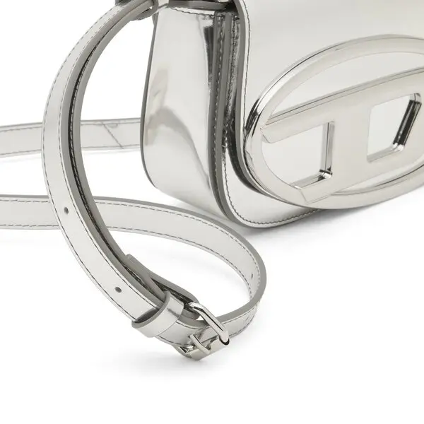 DIESEL® 1dr Logo Mirror Leather Handbag