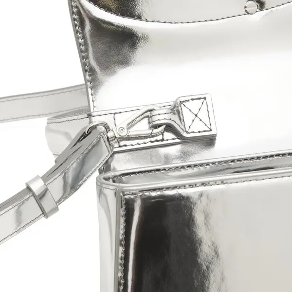 DIESEL® 1dr Logo Mirror Leather Handbag