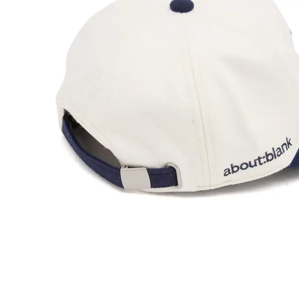 ABOUT:BLANK Monogram Contrast Cap