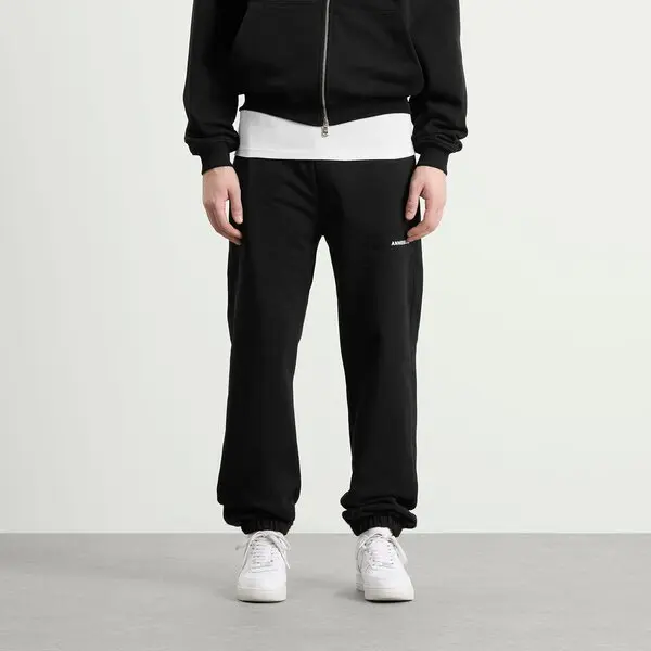 ANNIE HOOD Mini Logo Cuffed Joggers