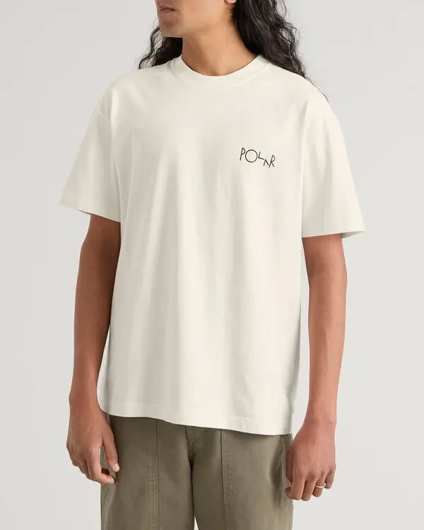 POLAR SKATE CO. Fill Logo Contrast T-shirt