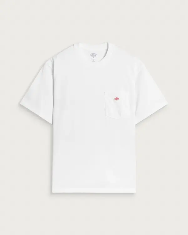 DANTON Pocket T-shirt - White