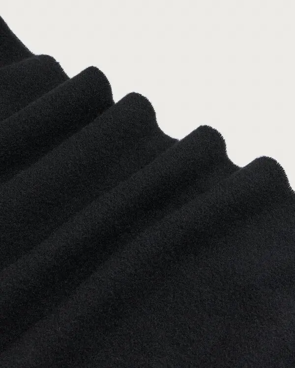 AMI Paris Wool Adc Embroidery Scarf