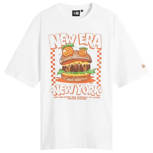 New Era Burger Graphic T-shirt