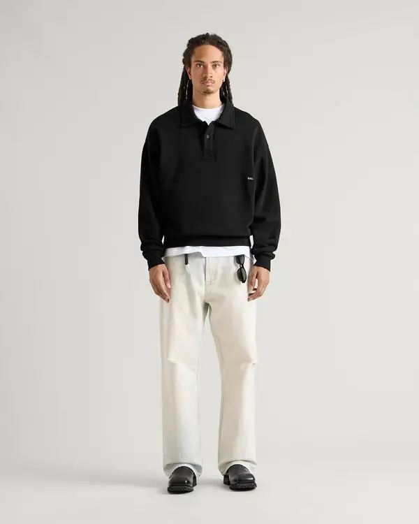 END. Signature Fleece Polo Sweatshirt