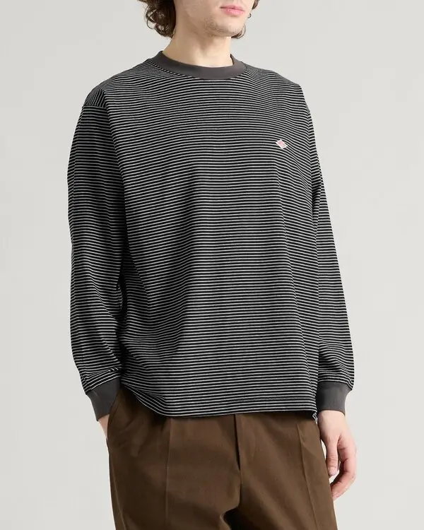 DANTON Long Sleeve Stripe T-shirt