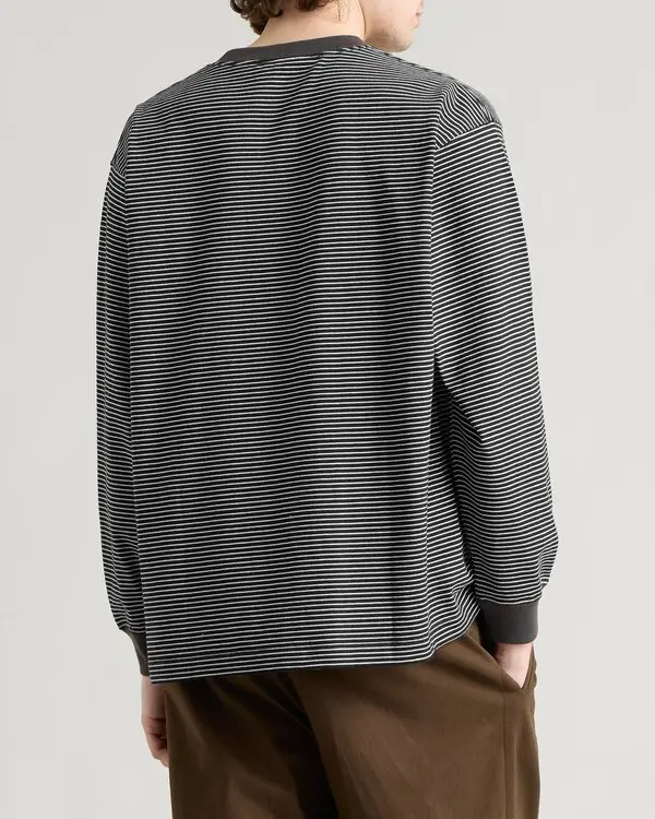 DANTON Long Sleeve Stripe T-shirt