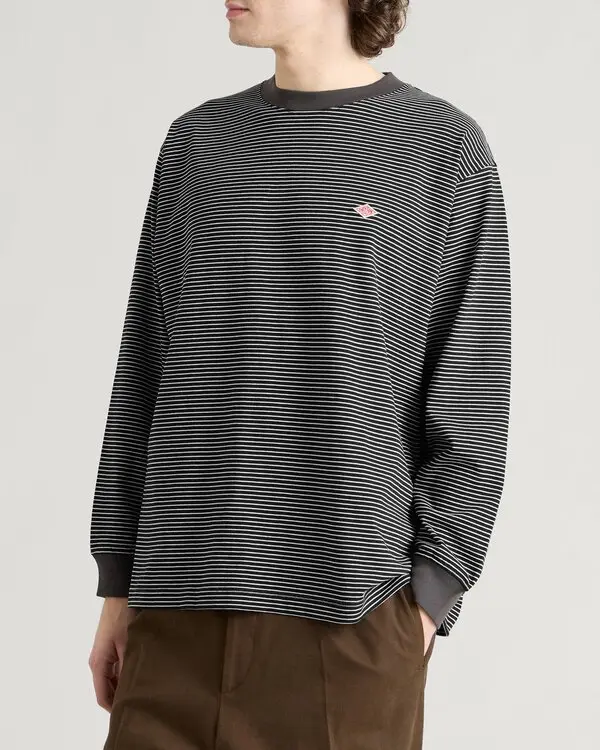 DANTON Long Sleeve Stripe T-shirt