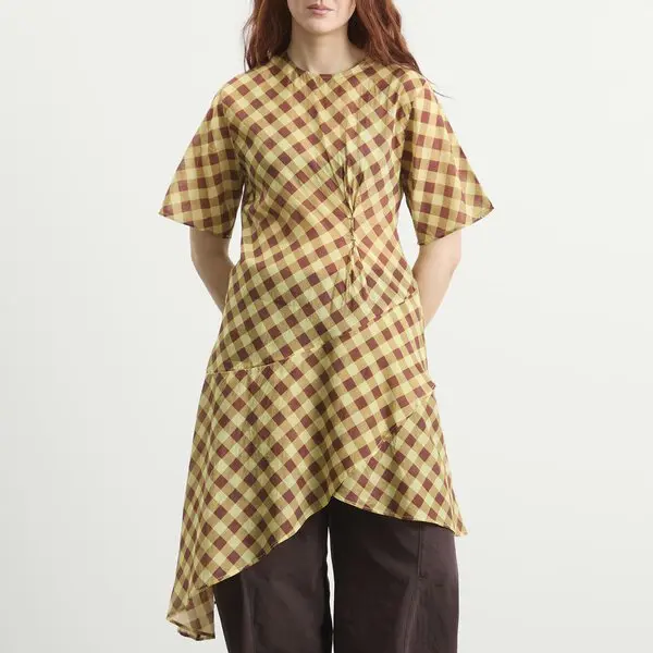 DAMSON MADDER Harmony Midi Dress | 100% Cotton | End Clothing