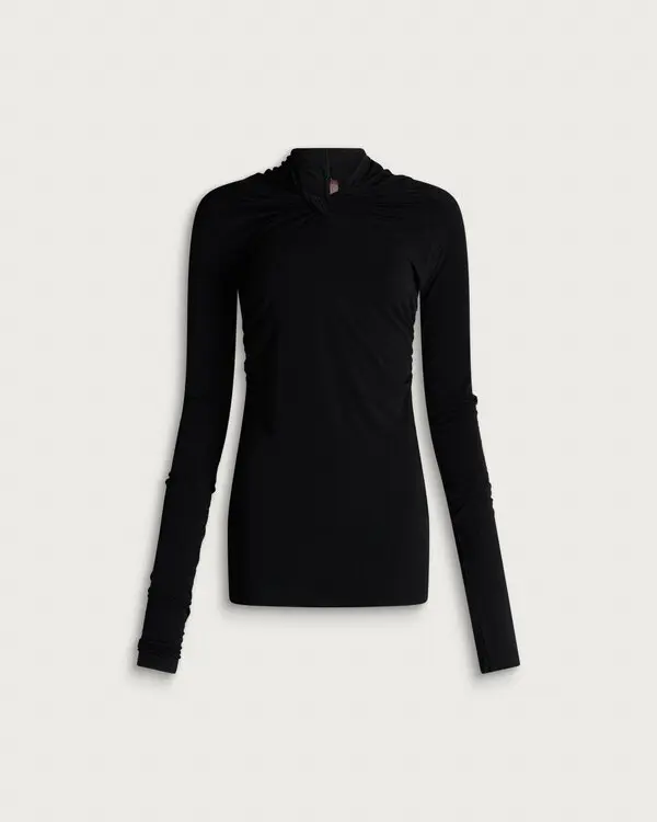 Rick Owens Lilies Kairo Longsleeve Top - Black