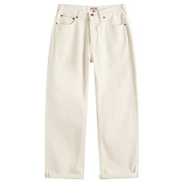 DUBBLEWARE Selvedge 5 Pocket Jeans - Ecru