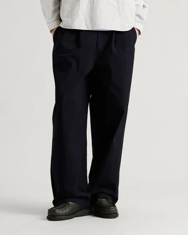 DANTON Twill Pleated Trousers