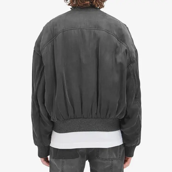 COLE BUXTON Cupro Bomber Jacket