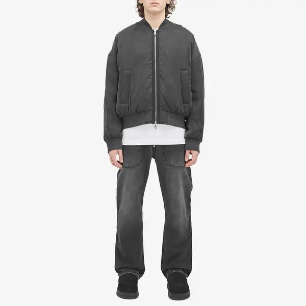 COLE BUXTON Cupro Bomber Jacket
