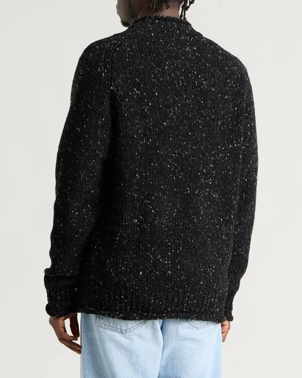 PITTARI Findhorn Donegal Roll Collar Jumper