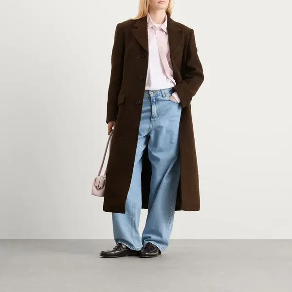 DUNST Wool Boucle Coat Jacket