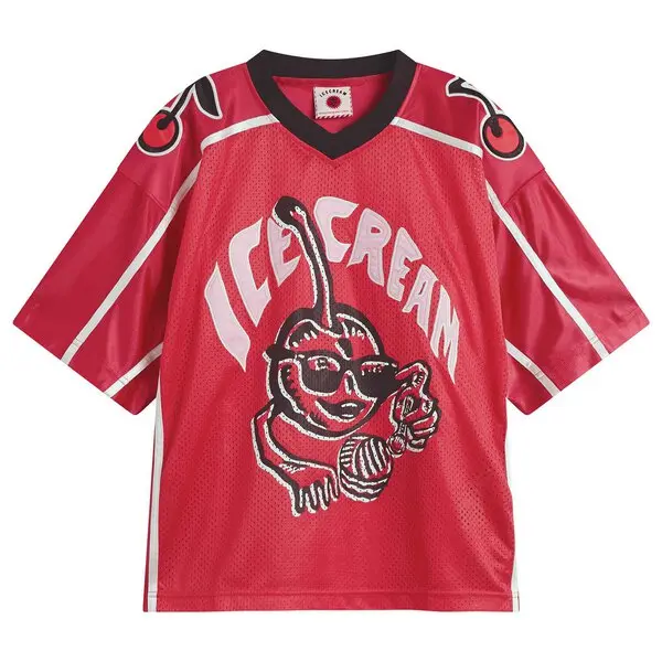 ICECREAM Cherry Football Jersey T-shirt