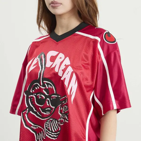 ICECREAM Cherry Football Jersey T-shirt