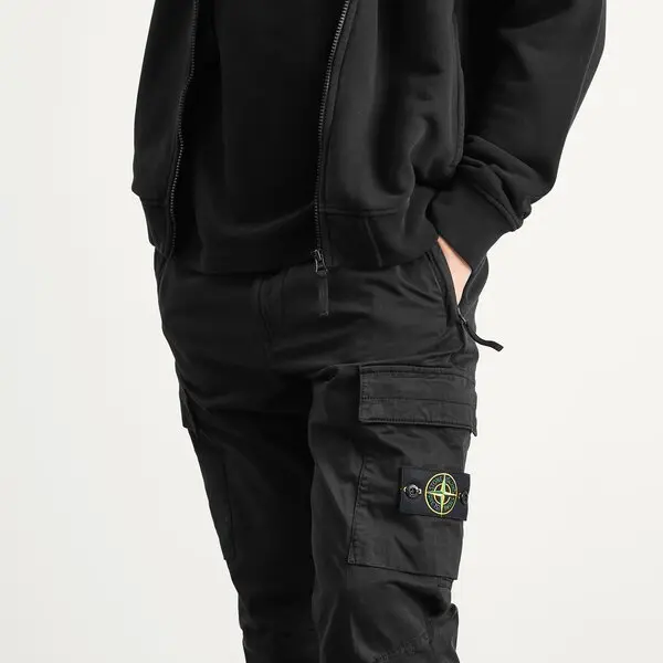 Stone Island Sateen Cargo Jogger Pants