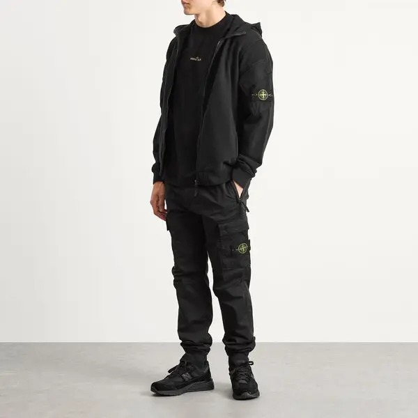 Stone Island Sateen Cargo Jogger Pants
