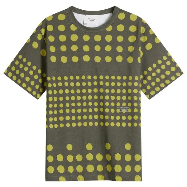 PAS NORMAL STUDIOS Off-race Graphic T-shirt - Mud