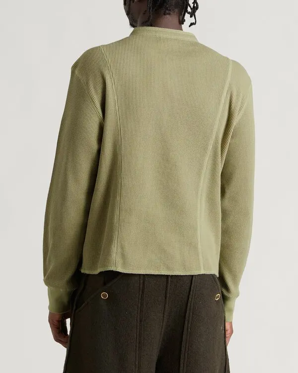 GANDER Henley Waffle Longsleeve