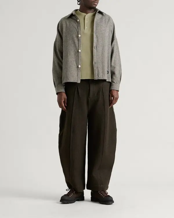 GANDER Henley Waffle Longsleeve