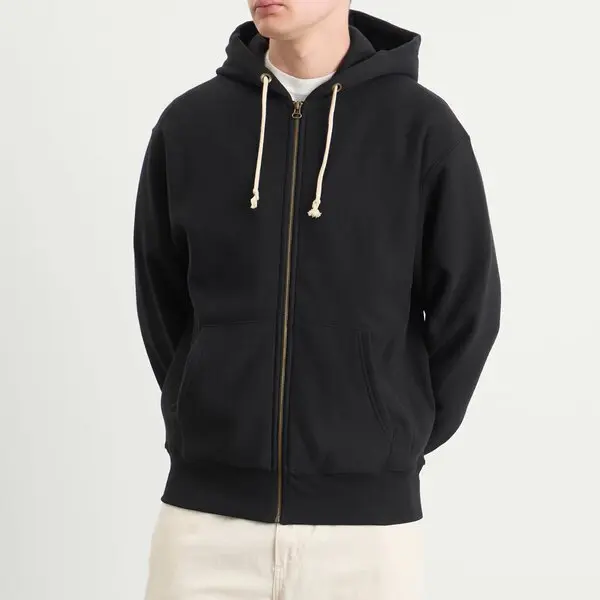 Champion Reverse Weave Fleece Zip Hoodie - Black