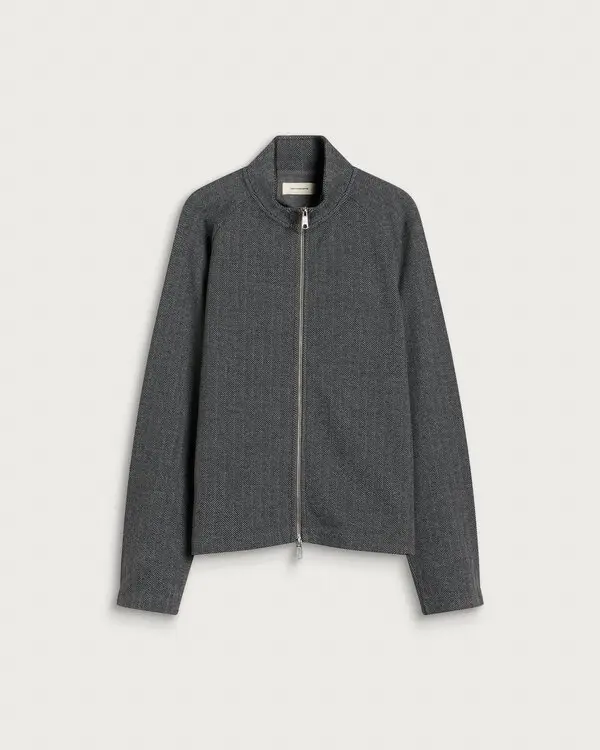 MFPEN Herringbone Leisure Zip Up Jacket