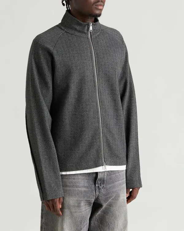 MFPEN Herringbone Leisure Zip Up Jacket