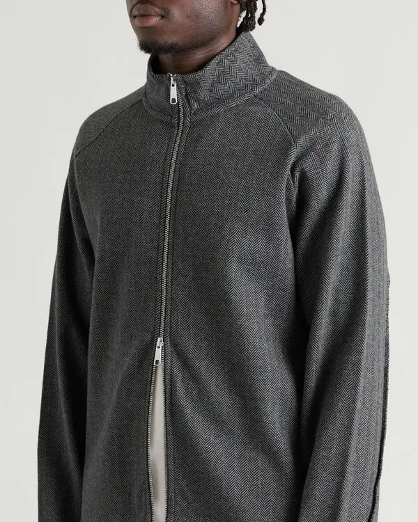 MFPEN Herringbone Leisure Zip Up Jacket