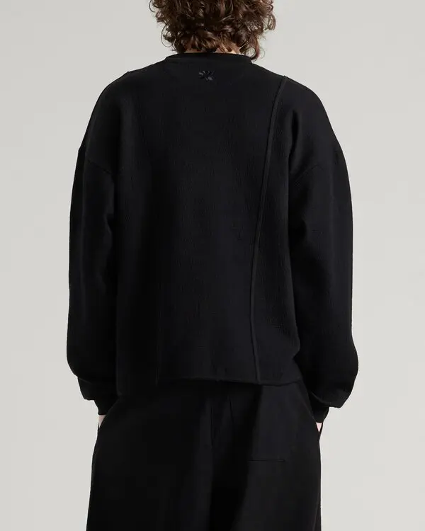 GANDER Raw Edge Crewneck Sweatshirt