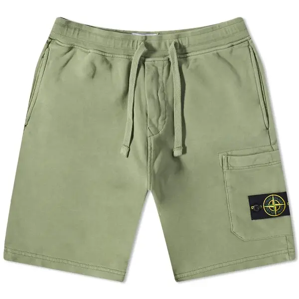 Stone Island Garment Dyed Sweat Shorts