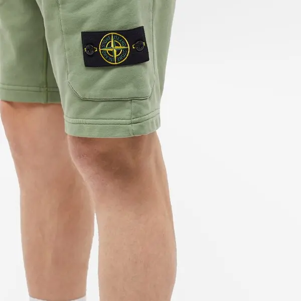 Stone Island Garment Dyed Sweat Shorts